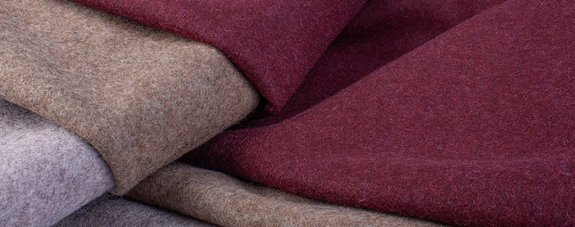 Stoffen van wol - Loden stoffen van honderd procent wol