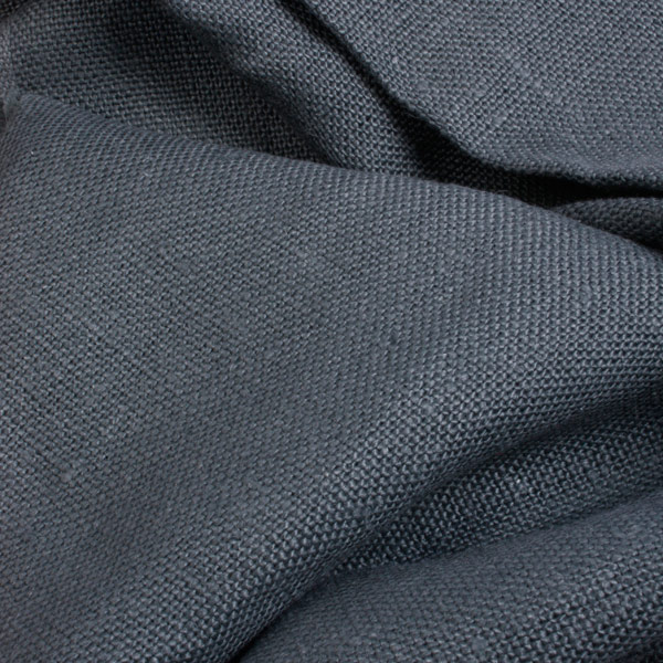 Canvas van biologisch linnen - kleur Atlantic Blue