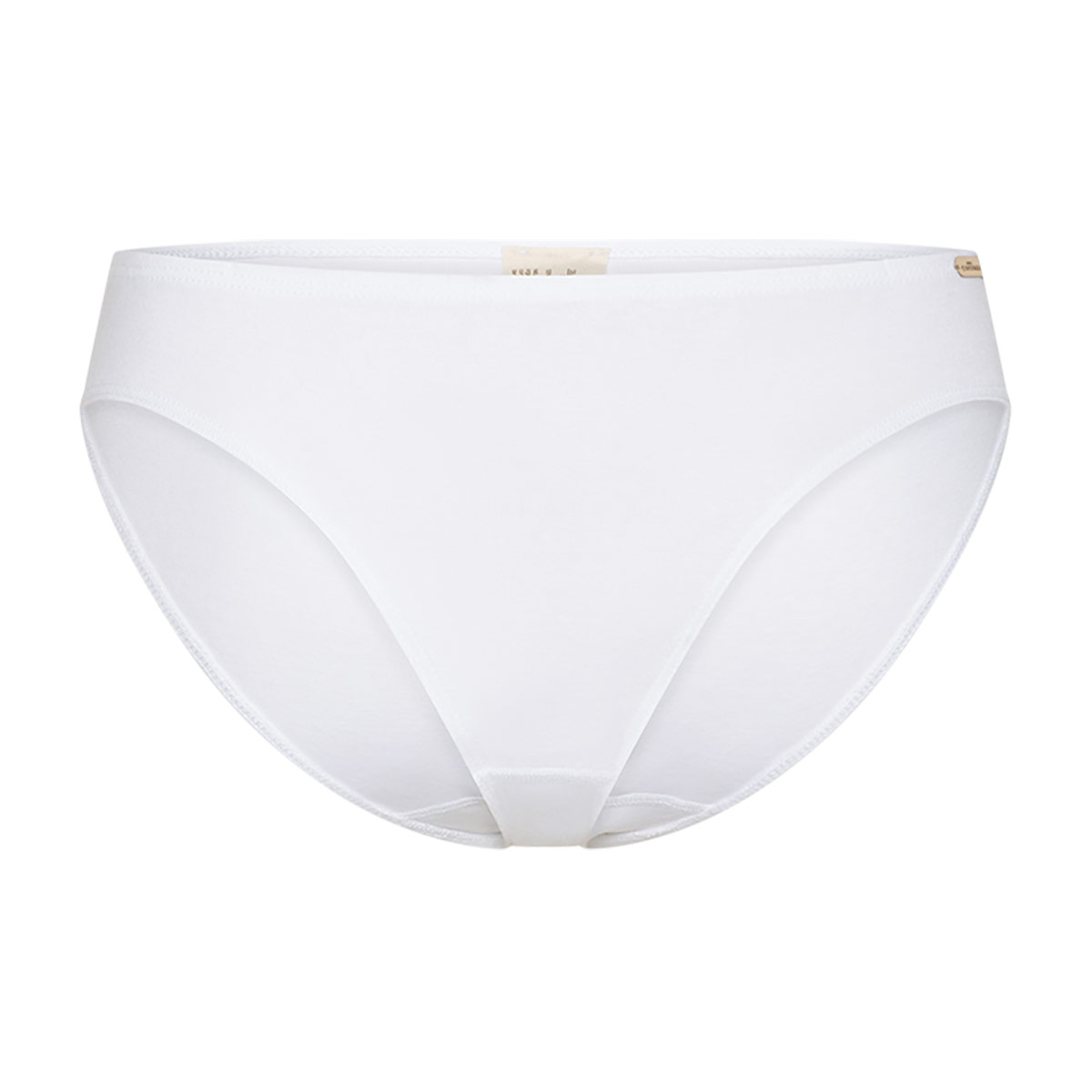 Witte fairtrade minislip van biologisch katoen kopen | bestel bij Ecotex